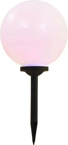 Zahradní solární lampy 4 ks LED kulovité 30 cm RGB 277127