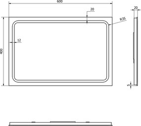 Sapho Sapho, Koupelnový set THEIA 50, bílá, KSET-067