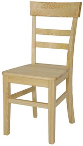 dřevěná jídelní židle z masivního dřeva borovice KT123