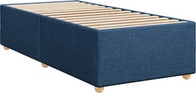 Box spring postel s matrací modrá 80x200 cm textil 3286506