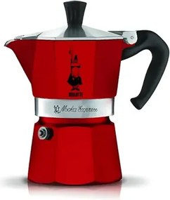 Bialetti MOKA Express červená / Moka konvička / 3 šálky / 150 ml