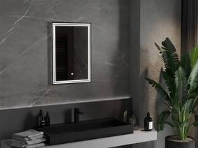 Mexen Taco, LED koupelnové zrcadlo s podsvícením 50x70 cm, 6000K, ochrana proti zamlžování, 9805-050-070-611-00