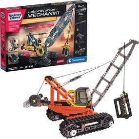 Vědecká zábava – Laboratoř mechaniky: Pásový jeřáb – polský jazyk – Clementoni 50402