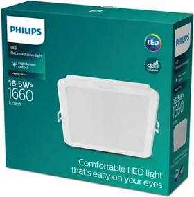 Philips Meson 16,5W 3000K bílá / LED podhledové svítidlo / 1200lm / hr