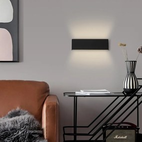 Immax NEO LISTON Smart nástěnné svítidlo 29cm 8W černé Zigbee 3.0