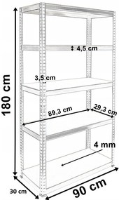 Regál skladovací G9030 MDF