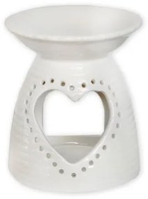 Aromalampa porcelán 11,6 cm bílá