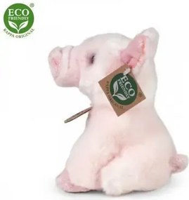 RAPPA Plyšové prase 16 cm / ECO-FRIENDLY / od 0 měsíců