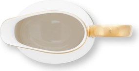 Pip Studio Pip Chique Stripes mlékovka 260ml, růžovo-zelená (Porcelánová mlékovka 260 ml)