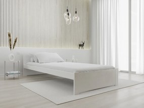 Postel IKAROS 90 x 200 cm, bílá Matrace: Matrace Coco Maxi 20 cm, Rošt: Bez roštu