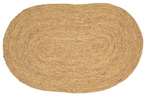 Oválný kobereček z mořské trávy - 80*50 cm