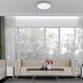 Stropní LED svítidlo Hex, 1x LED 16w, 4000k, (fi 36 cm), w