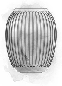 Keramická váza Hammershøi – Kähler Design