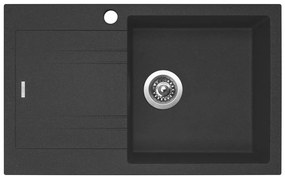 Sinks LINEA 780 N Granblack PRAVÝ SIGLI780480N30P