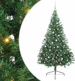 Umělý osvětlený vánoční stromeček Zelená 240 cm PVC 3397040