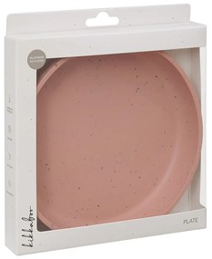 KikkaBoo Talíř Platinum Silicone Blush