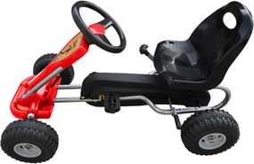 GO CART šlapací auto červené