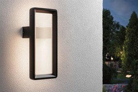 P 93109 LED venkovní nástěnné svítidlo Reana pohybové čidlo HF senzor IP44 176x107mm 3000K 2x3W 230V antracit kov - PAULMANN