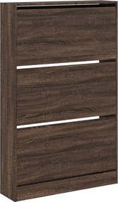 vidaXL Botník 80 x 21 x 125,5 cm kompozitní dřevo [839926] Barva: dub sonoma