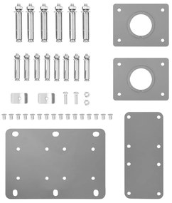 vidaXL Marketos Zatahovací postranní markýza černá 160 x 600 cm