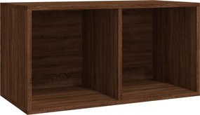 vidaXL Úložný box na LP desky 71 x 34 x 36 cm kompozitní dřevo [815254] Barva: kouřový dub