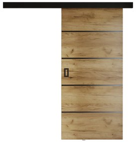 Interiérové ​​posuvné dveře Juwentyn Plus 80, Barva: jasan tmavý