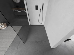 Mexen Kioto L sprchová stěna Walk-in 100 x 200 cm, transparentní, černá - 800-100-103-70-00