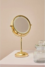 Kosmetické zrcadlo s osvětlením/zvětšovací (zvětšení 2x) ø 15 cm Cassini – Premier Housewares