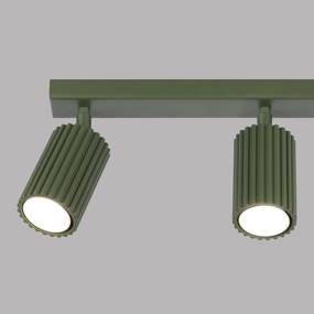 Sollux Lighting Stropní svítidlo KARBON 3L olivově zelené