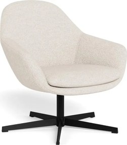 Otočné designové křeslo Claremore krémové