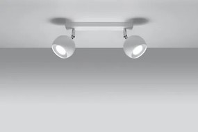 Stropní bodové svítidlo SOLLUX Oculare 2 GU10 2x40W bez zdroje SL.0438 bílá