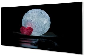 akrylový obraz Srdcem Měsíce 100x50 cm