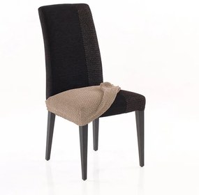 Super strečové potahy NIAGARA oříšková židle 2 ks (40 x 40 cm)
