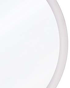 Nástěnné zrcadlo LED stříbrné ø 58 cm YSER Beliani