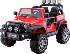 LEAN CARS Elektrické autíčko Jeep HP012 červené