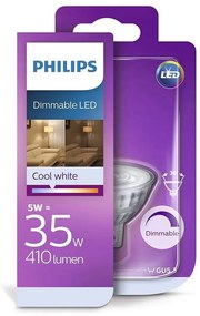 Philips | LED Stmívatelná žárovka Philips GU5,3/5W/12V 4000K | P5012