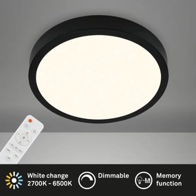 Briloner 3704-015- LED Stmívatelné stropní svítidlo RUNA LED/22W/230V černá + DO