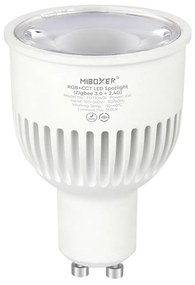 Miboxer LED stmívatelná žárovka GU10, RGB+CCT, Zigbee 3.0, 6W, 2.4GHz, FUT106ZR