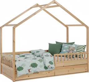 Postel Montessori BIANKA, 90x200, masiv přírodní Kondela 0000396818