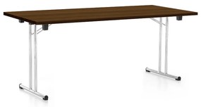 Skládací stůl 180 x 80 cm, ořech