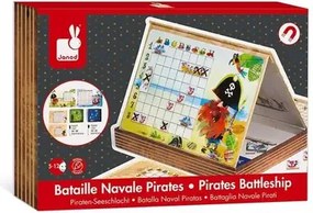 JANOD Pirátské bitevní lodě / Magnetická hra / pro 2 hráče / 20 lodiče