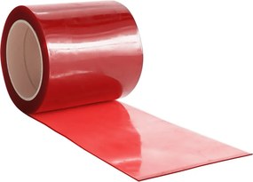 Závěs do dveří červený 200 mm x 1,6 mm 10 m PVC 153865