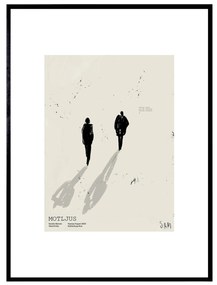 THE POSTER CLUB Autorský plakát Motljus by Sandra Blomén Maschinsky 30x40 cm, béžová barva, černá barva, bílá barva, papír