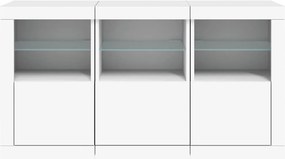Příborník s LED osvětlením bílý 123 x 37 x 67 cm 3209058