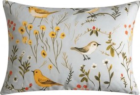 Povlak na polštář z mikrovlákna SPRING BIRDS 70x90 cm, barevný