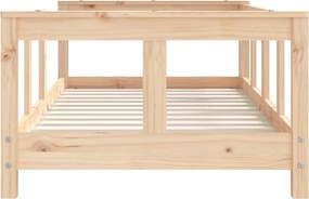vidaXL Dětská postel 70 x 140 cm masivní borové dřevo [834426] Barva: Bílá