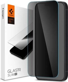 Spigen tR Slim HD ochranné sklo iPhone 17e/16e/14/13 Pro/13 černé