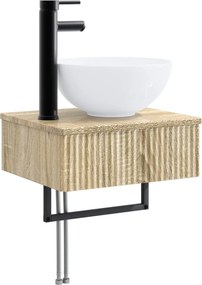 Sada koupelnového nábytku 5 ks Dub sonoma 33 x 34,5 x 100 cm 3405965