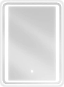 Mexen Zusa osvětlené koupelnové zrcadlo 50 x 70 cm, LED 6000K, proti mlze - 9808-050-070-611-00