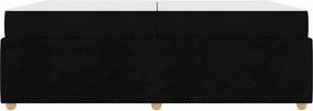 Rám postele Černá 200 x 200 cm textil 3398433